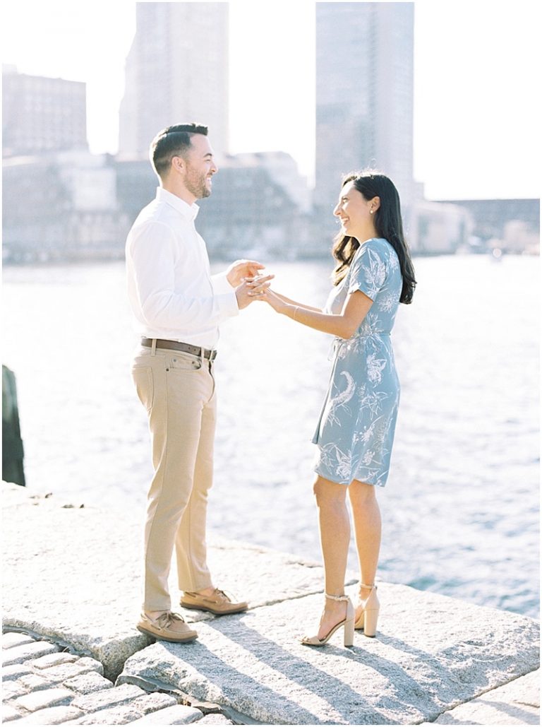 Angela & Brian: A Fan Pier Park engagement session