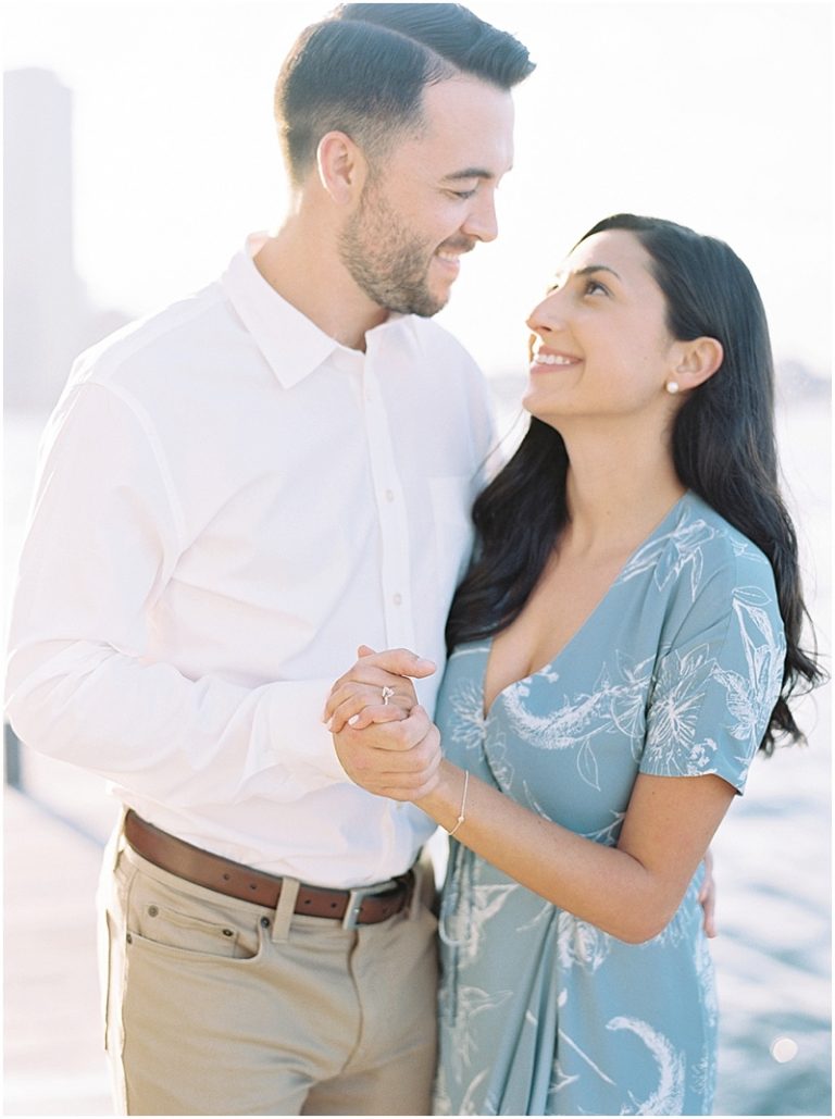 Angela & Brian: A Fan Pier Park engagement session